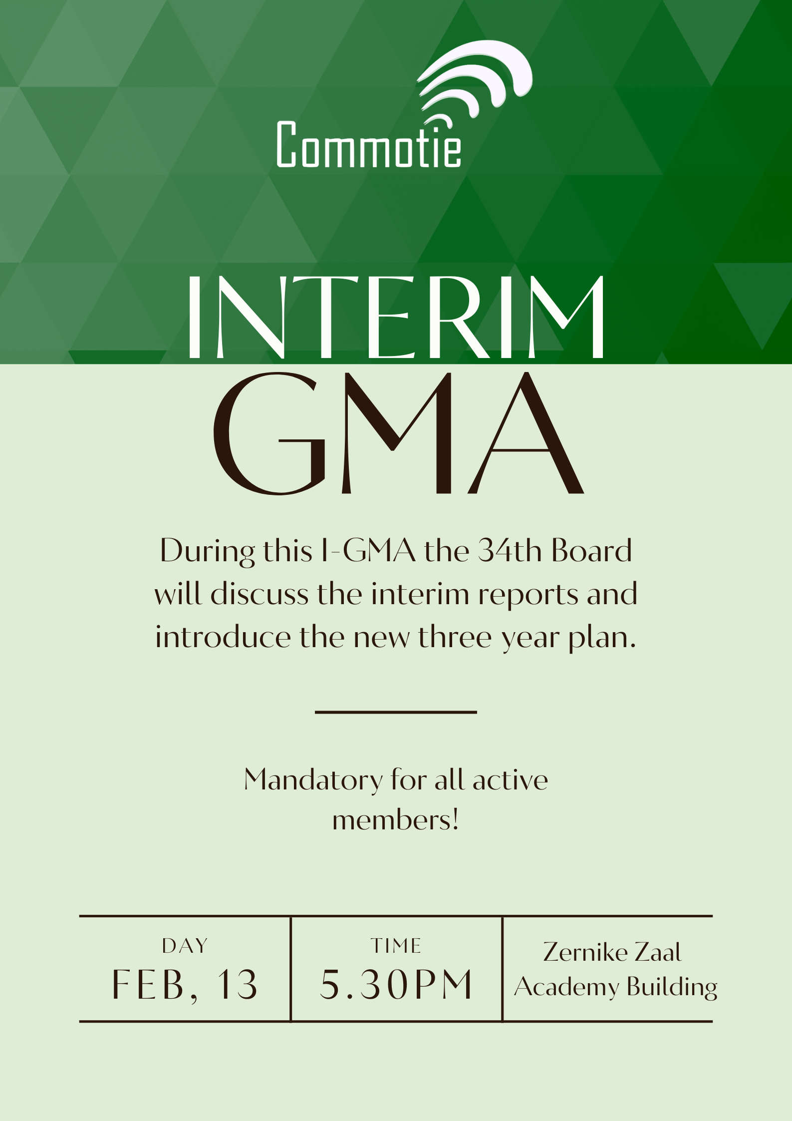 Commotie - Activities