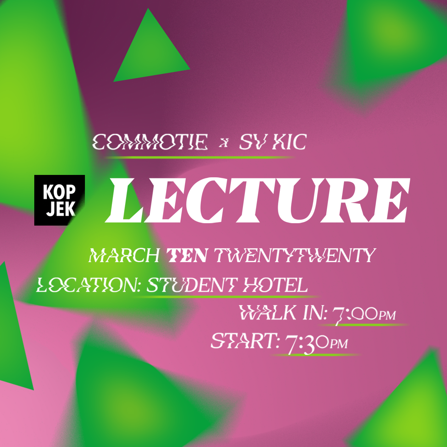 Commotie - Activities